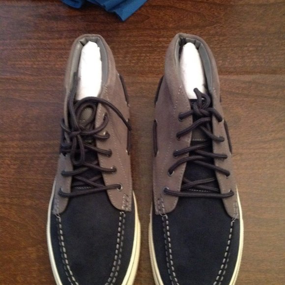 G.H. Bass & Co. | Shoes | G H Bass Company Mens Crew Navy Gray Chukka ...